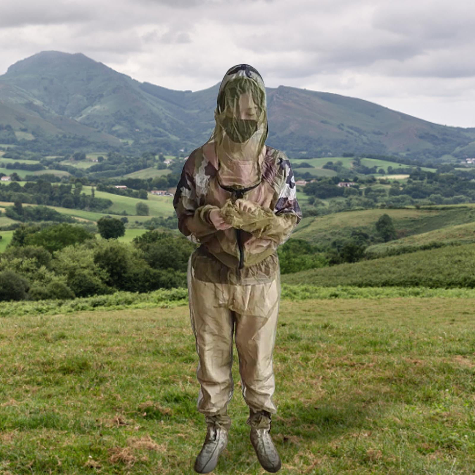 Mesh Hooded Jacket, Mesh Clothing with Hood, Professional Netting Suit ...