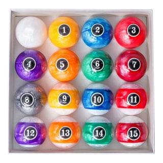 1-1/2" Mini Pool Ball Set - Walmart.com