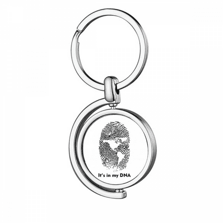 Contour Fingerprints American Maps Rotating Keychain Metal Keyring ...