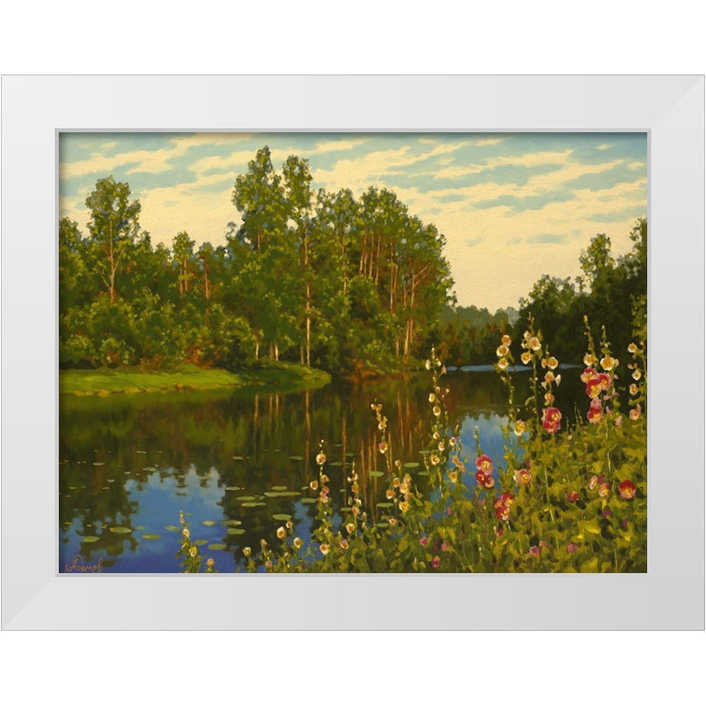 Adamov, Alexey 14x12 White Modern Wood Framed Museum Art Print Titled ...