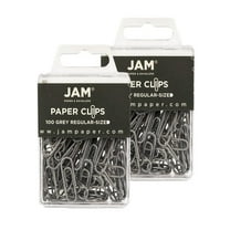 JAM Paper Standard Paper Clips, Orange, 2/Pack, Small 1 in - Walmart.com