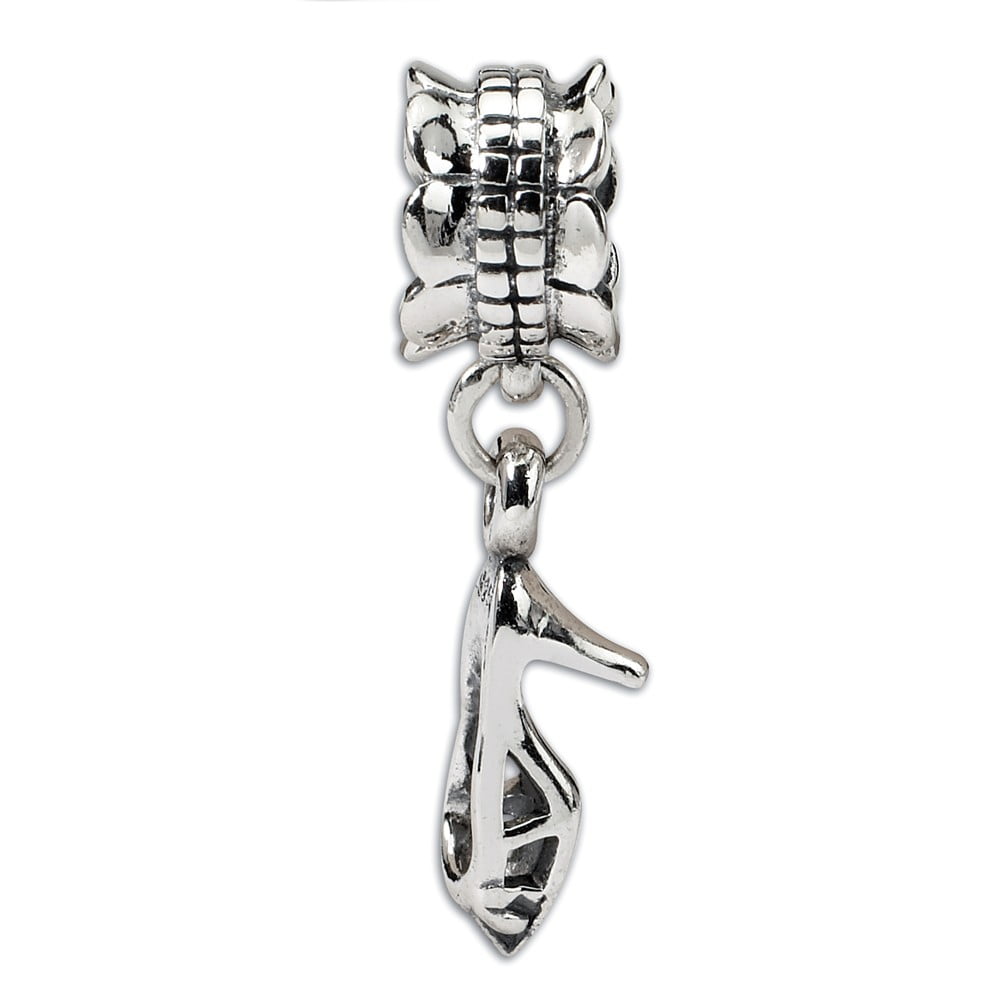925 Sterling Silver Reflections High Heel Shoe Dangle Bead; for Adults ...