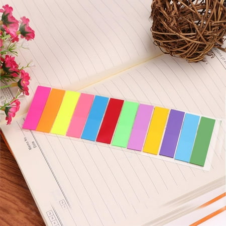 Mirror wind 12 Color Sticky Notes Index Memo Pad Label Paper Bookmark ...