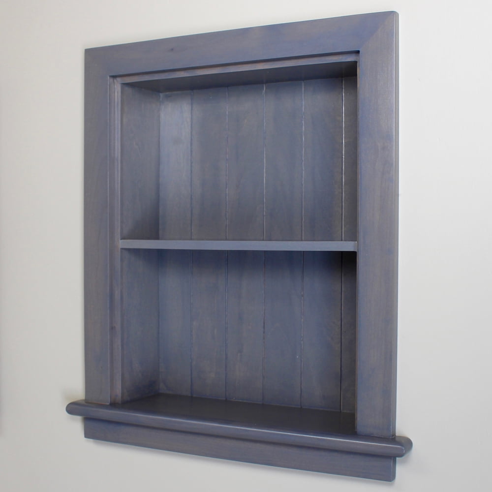 14x18 Gray Aiden Wall Niche by Fox Hollow Furnishings - Walmart.com
