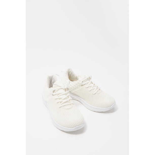 Urban Kids Youth Girls Knit Textured Lace-Up Sneaker - Walmart.ca