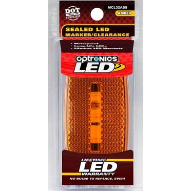 Optronics (Mc-67Rk) Red Sealed Two-Bulb Marker/Clearance Light ...