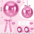 30 Set Round Foil Balloons Bulk 22 Inch 4d Metallic Giant Balloons Set ...