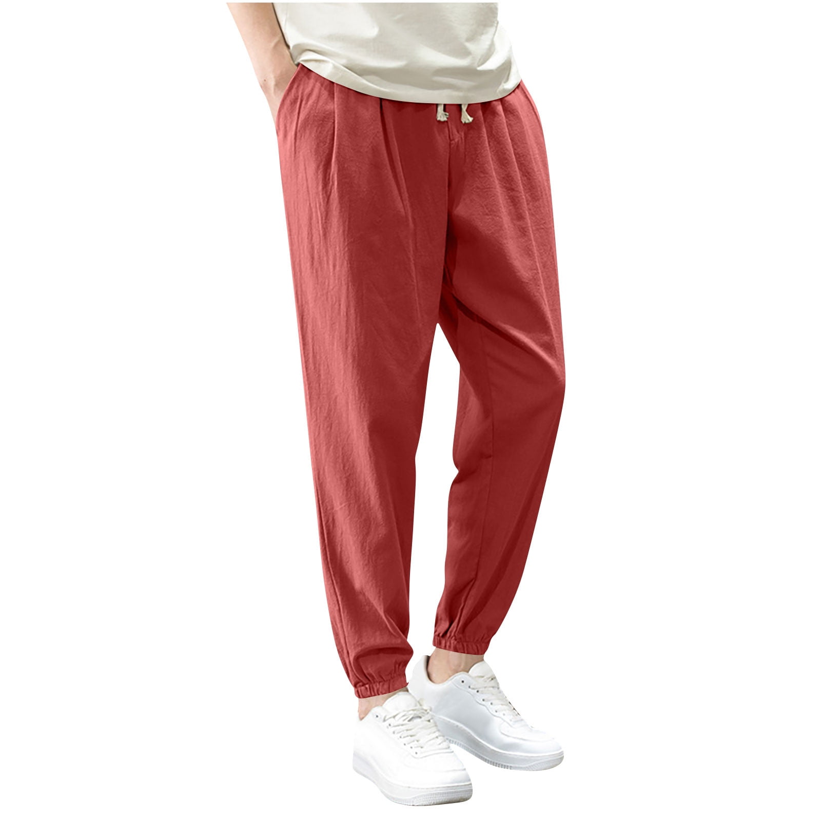 Click here for Bocqde Mens Pants Plus Size Lightweight Comfy Elas... prices