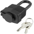 SafiSwords Waterproof Padlocks Keyed Alike for Outdoor use, Covered ...