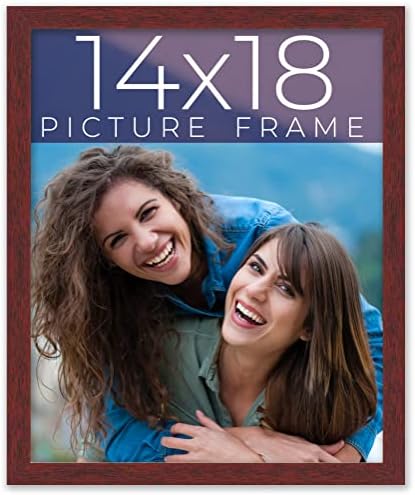 14X18 Dark Brown Real Wood Picture Frame Width 0.75 Inches | Interior ...