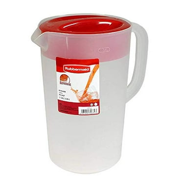 Rubbermaid Simply Pour Pitcher, Plastic Pitcher with Multifunction Lid ...