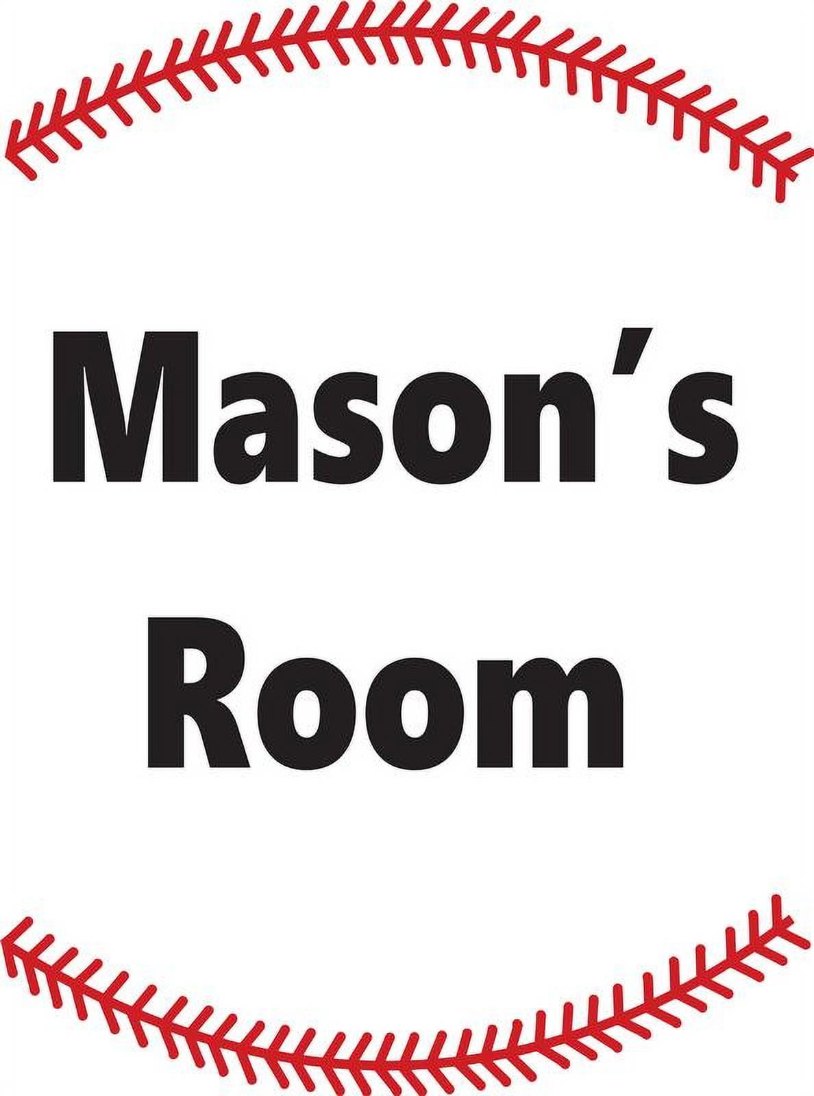 Baseball Player Room Athelete Sports Customized Wall Decal - Custom ...