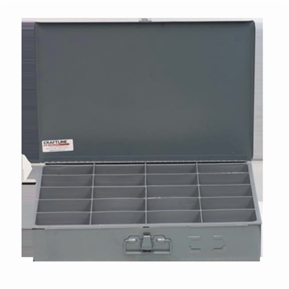 Craftline Steel Compartment Box 24 Bin Organizer Gray - Walmart.com