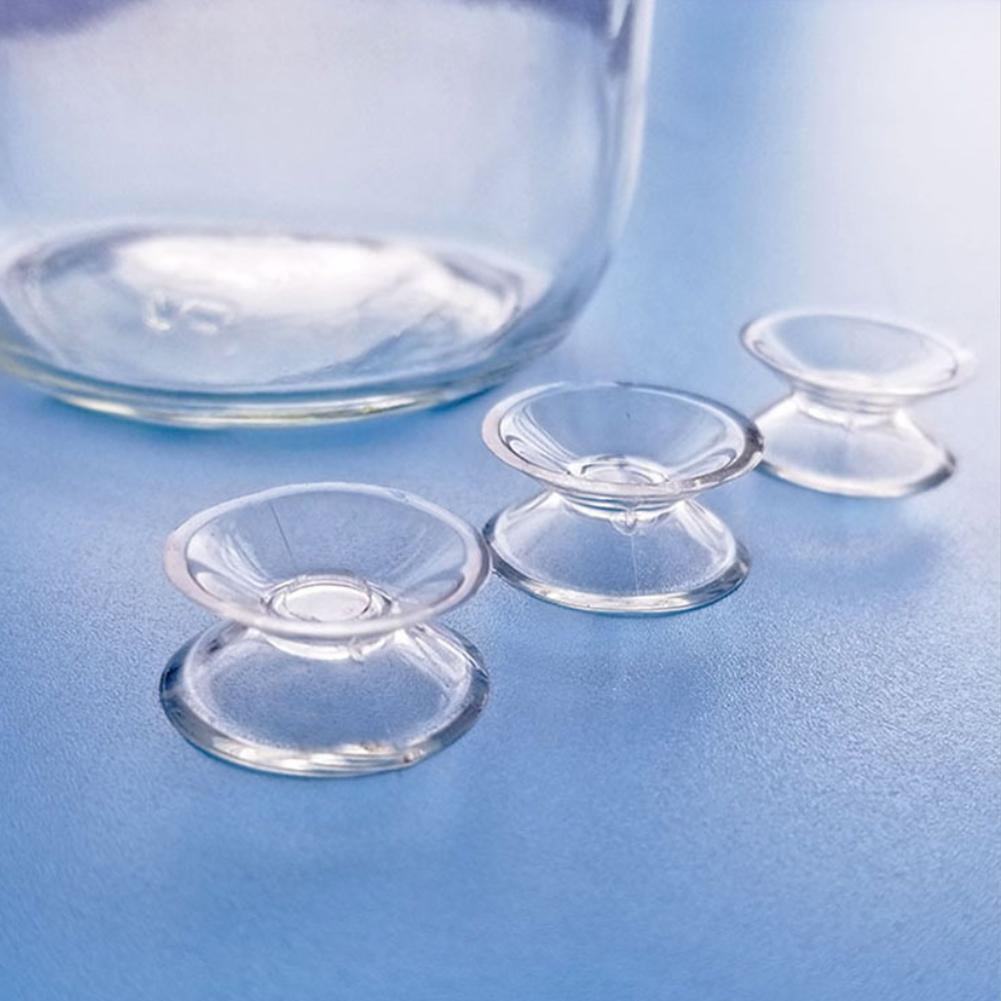 20,30,35,50mm Double Sided Suction Cups Clear Plastic Rubber Window ...