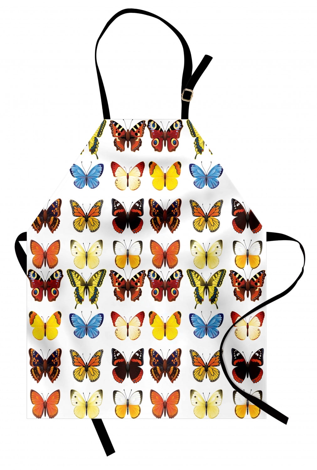 Butterfly Apron A Collection of Detailed Butterflies in Various Shapes ...