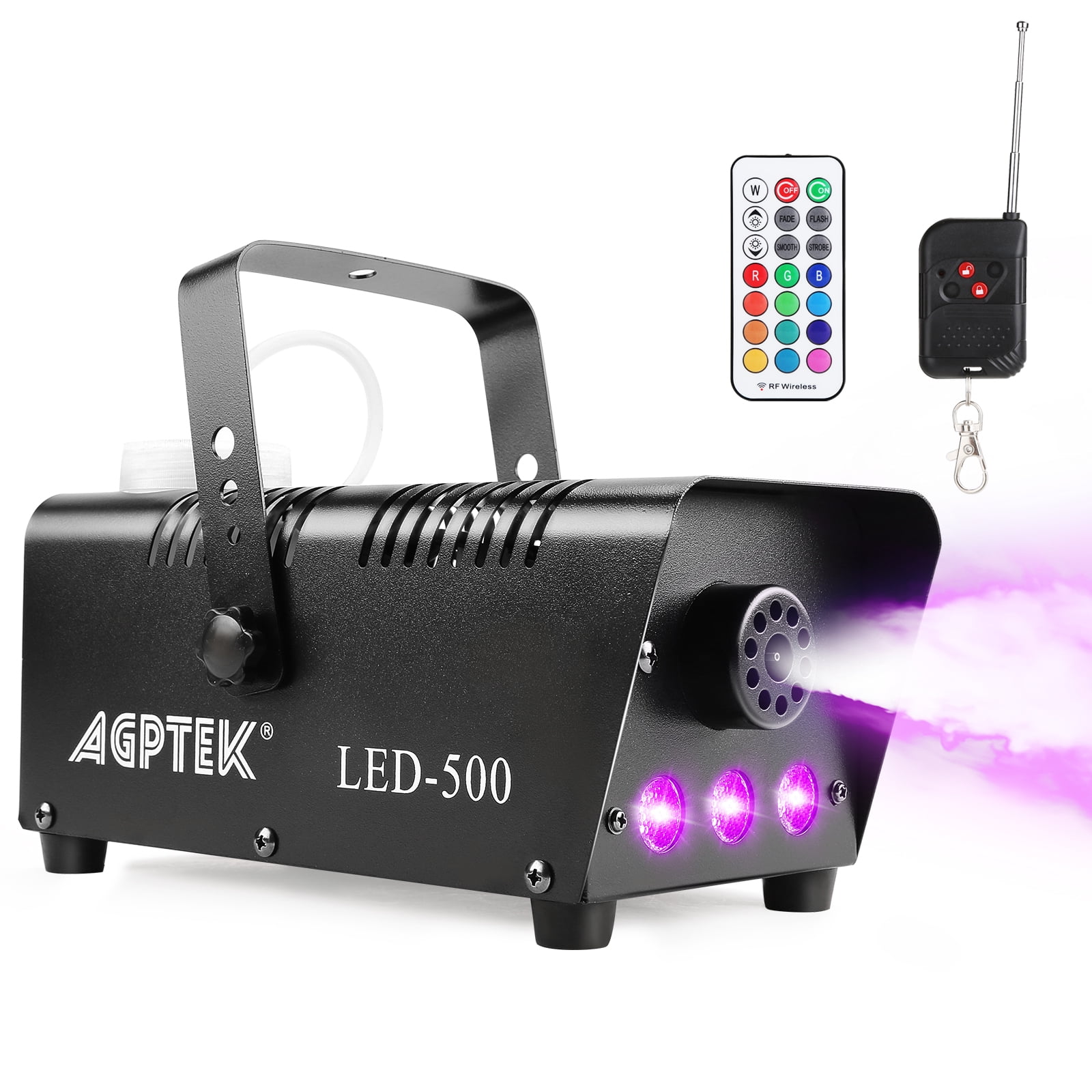 Fog Machine LED RGB Fogger Smoke Maker Party Halloween with Remote ...