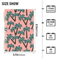Black Stroke Palm Tree A5 Notebook Refillable 60 Sheets Detachable Ring ...