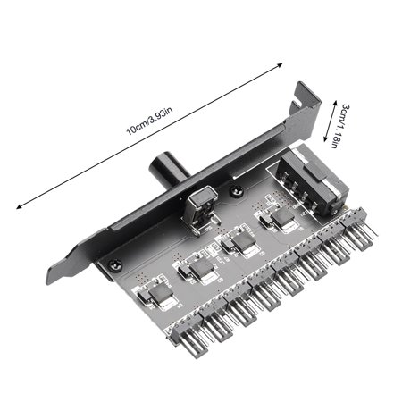 3pin/4pin Fan Hub Cooler Splitter Regulator Case Heat Dissipation ...