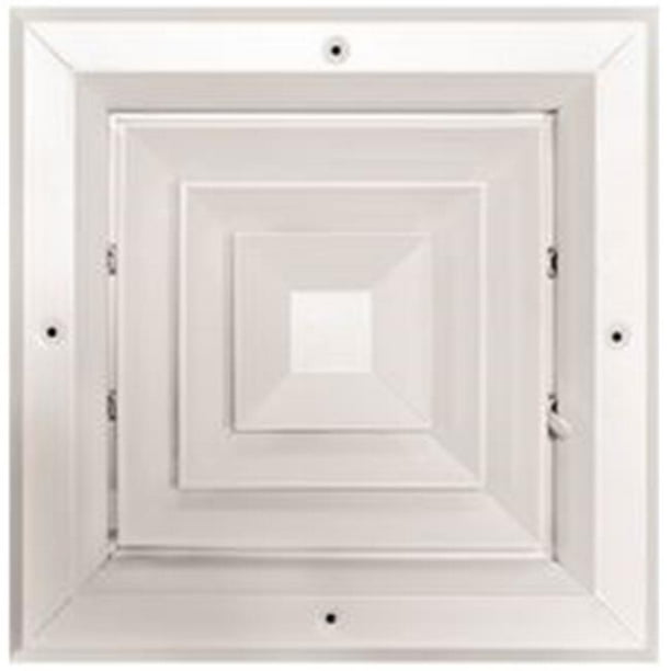 Truaire 3562231 4 Way Aluminum Square Ceiling Diffuser - Walmart.ca