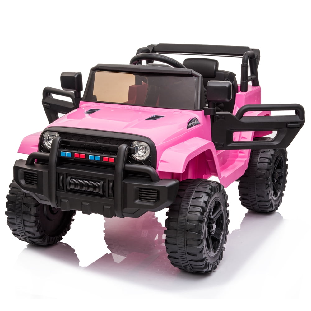 12V Power Ride-on Truck, Electric Car Motorized Vehicles with Remote ...