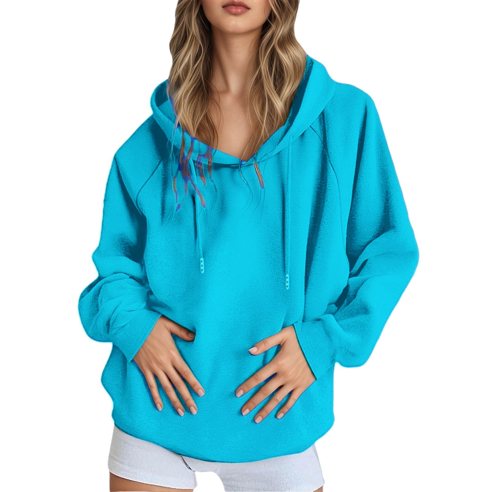 Click here for Duojiaj Womens Casual Pullover Hoodie Solid Color... prices