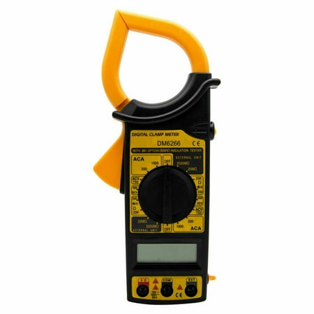 LCD Digital MultiMeter Current Circuit Tester AC DC Volt Amp Reader ...