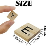RONYOUNG 200PCS Scrabble Tiles, Wooden Letter Tiles, A-Z Capital ...
