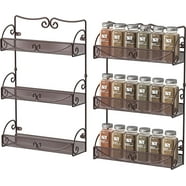 ClosetMaid Adjustable 3 Shelf Spice Rack Organizer for Cabinet/Wall ...