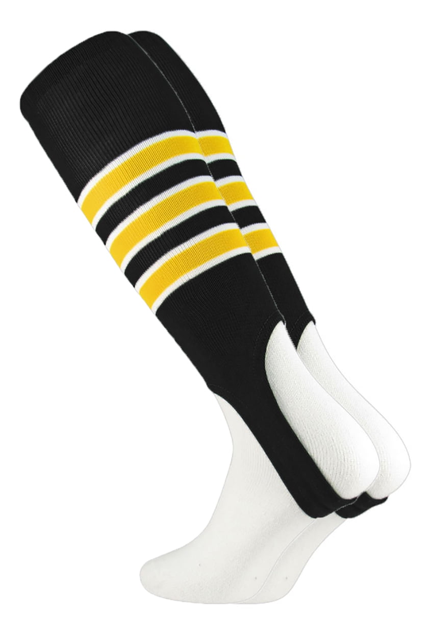Baseball Stirrups Pattern D (Black/Gold/White, Large) - Walmart.com