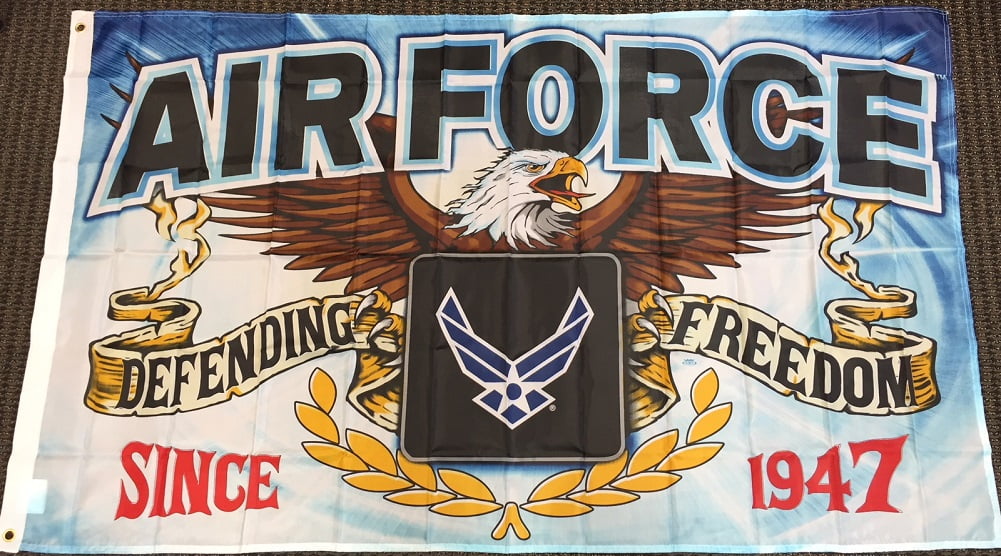 United States Air force Defending Freedom 3 x 5 Foot Flag USAF ...