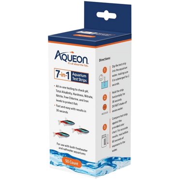 API 5 in 1 Aquarium Test Strips for Freshwater and Saltwater Aquariums ...