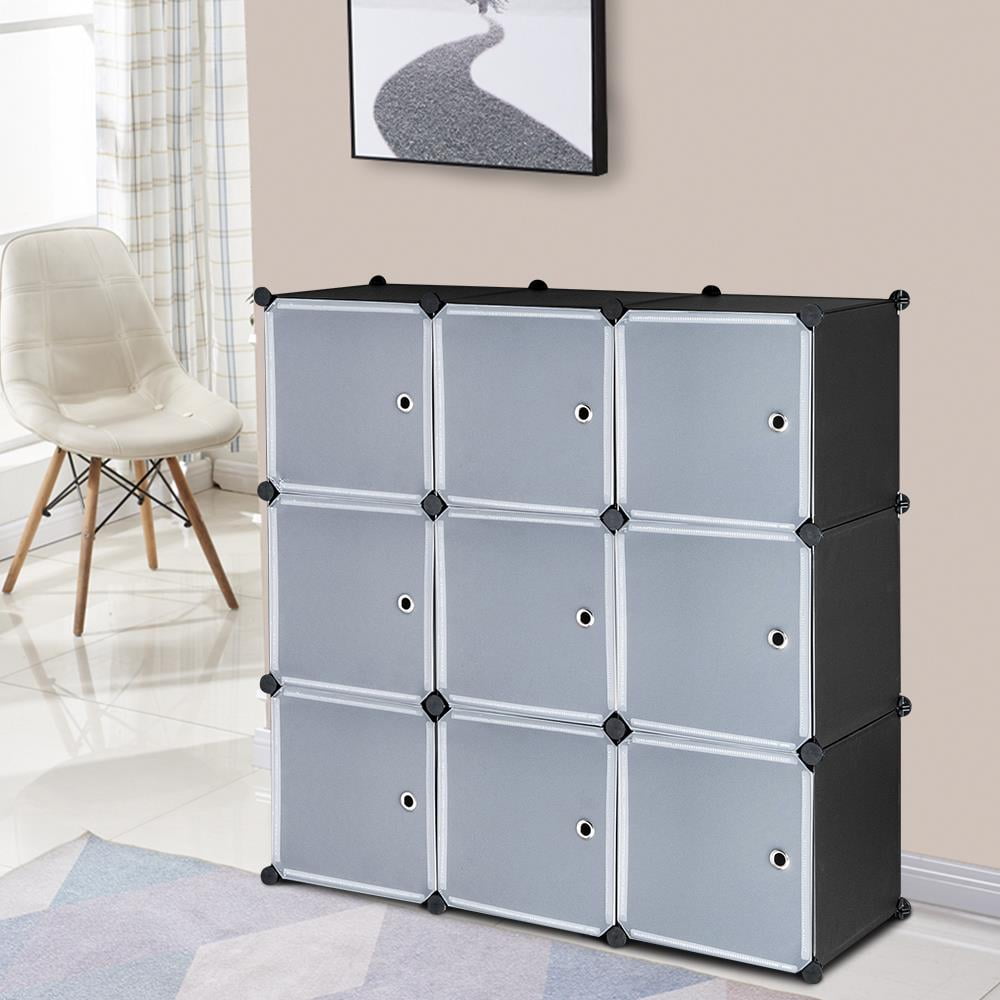 Zimtown Cube Storage, 9-Cube Book Shelf DIY Modular Closet Cabinet ...