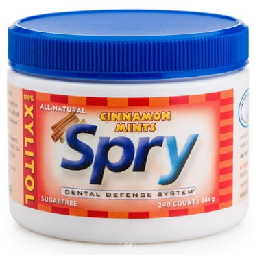 Spry All-Natural Mints, LemonBurst, 240 ea - Walmart.com
