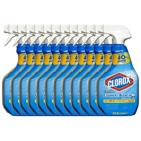 Clorox Clean-Up All Purpose Cleaner Spray Bottle with Bleach, Fresh ...