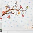 Jiyike 1 Sheet of Christmas Theme Showcase Sticker Window Adhesive DIY ...