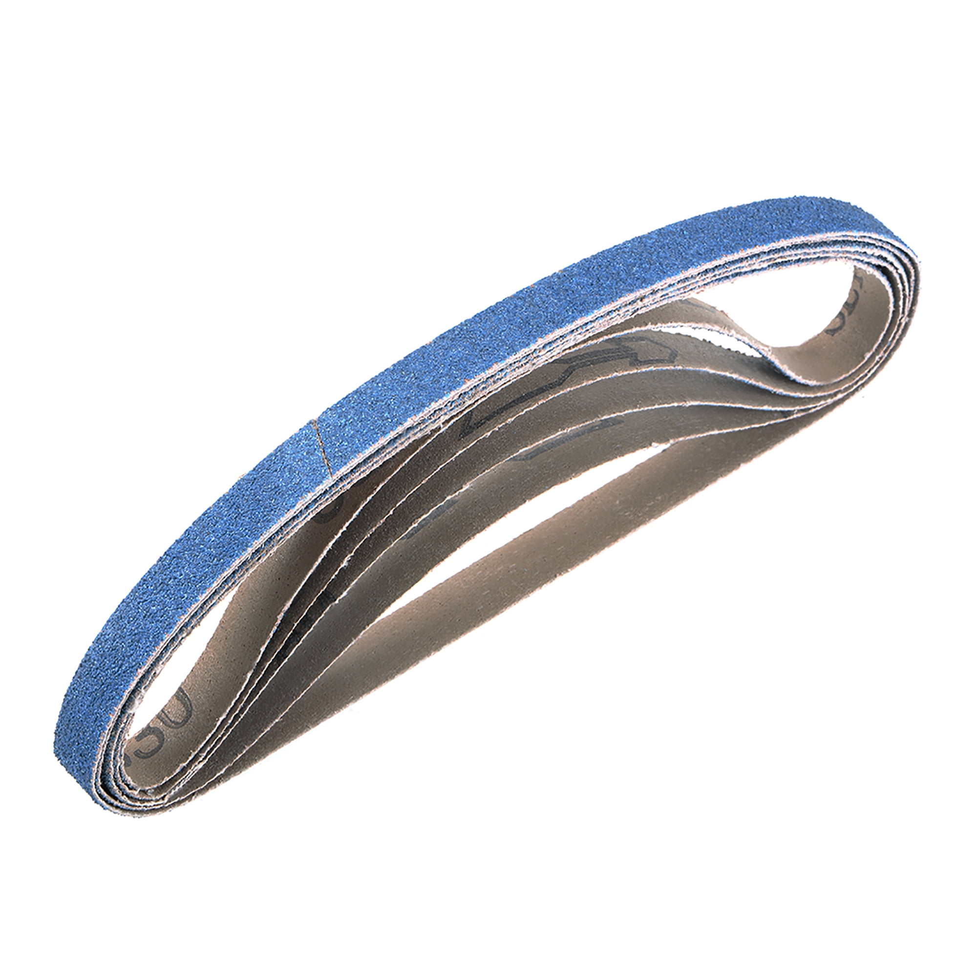 1/2" x 18" Sanding Belt 80 Grit Zirconia Sand Belts 5pcs - Walmart.com