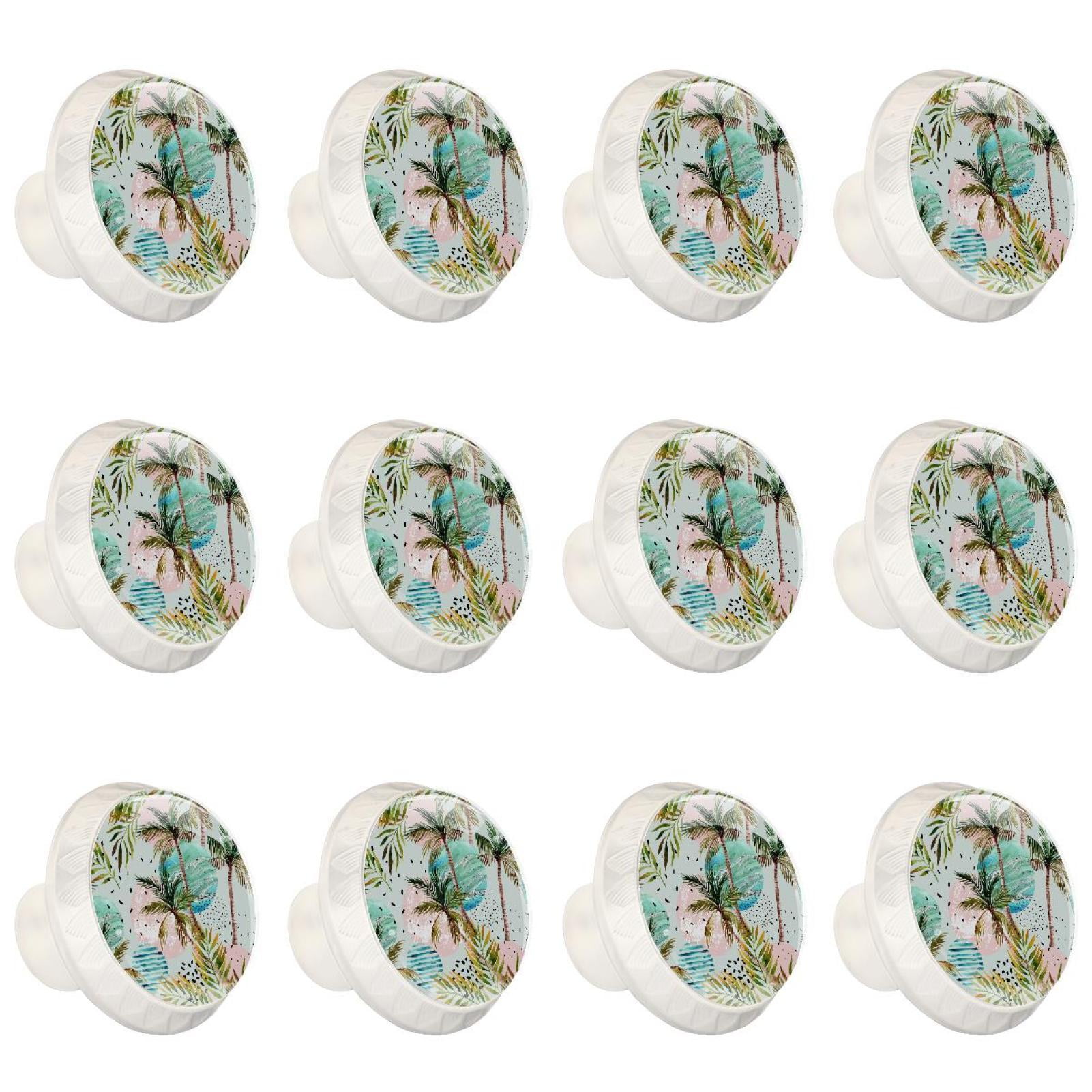 12 Pcs Palm Tropical Knobs for Kitchen Cabinet Cupboard Dresser ...