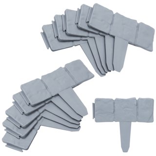 Master Mark Plastics 4" x 20' Brown Plastic Garden Border Edging ...