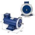 VEVOR 1/2 HP DC Motor Rated Speed 1750 RPM 90V Electric Motor Permanent ... VEVOR 1/2 HP DC Motor Rated Speed 1750 RPM 90V Electric Motor Permanent ...