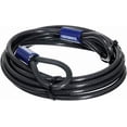 UYGDUY-- 15 ft x 3/8" Flexible Steel Loop Cable - Heavy Duty Vinyl Wrap ...