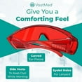 Dental Protective Goggles, Red Lens, 1 Pack - Walmart.com