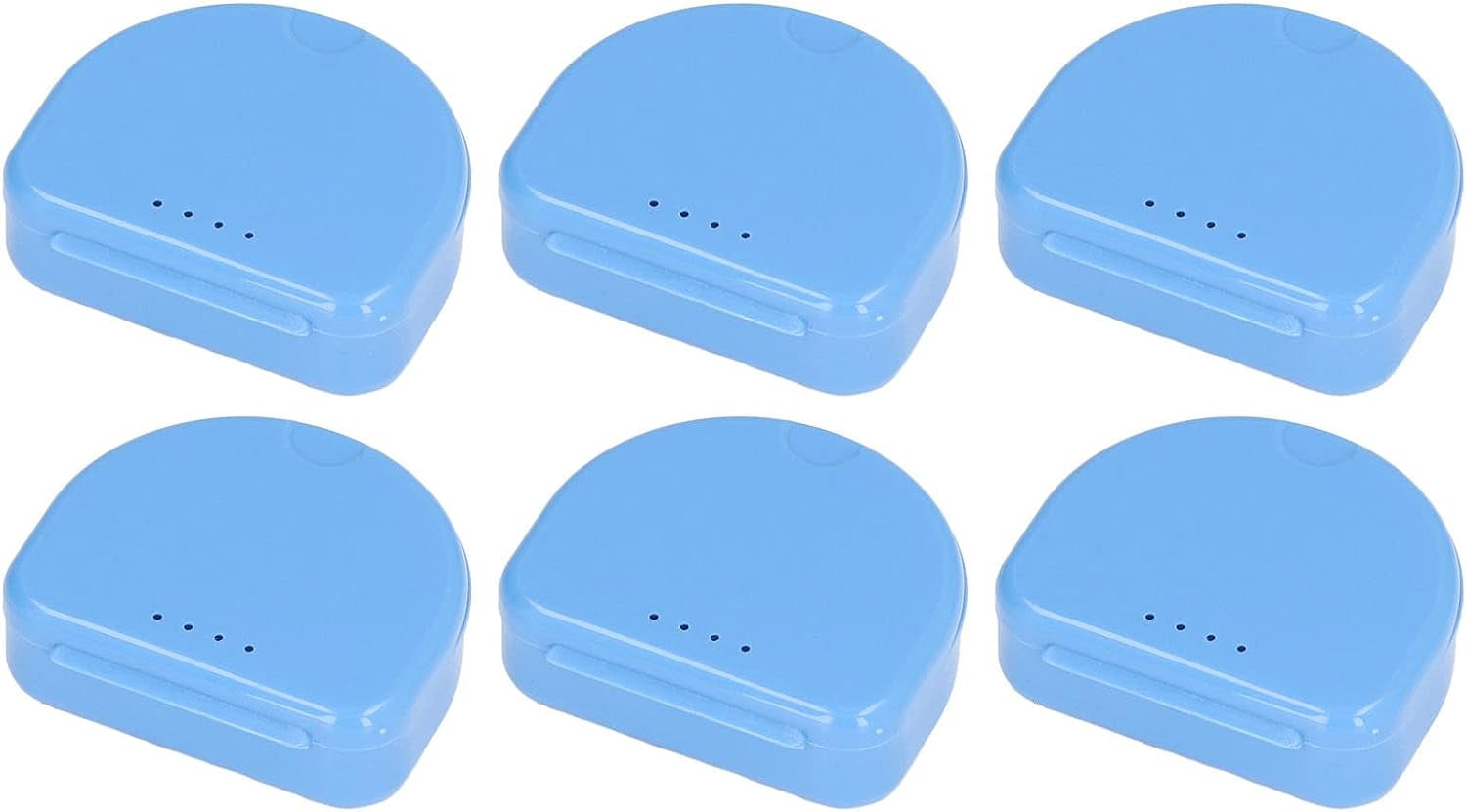 Dental Retainer Case, Denture Storage Box Plastic Breathable for ...