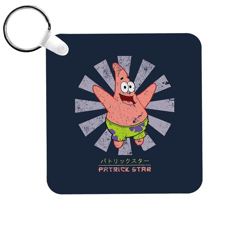 Patrick Star Retro Japanese SpongeBob SquarePants Keyring | Walmart Canada