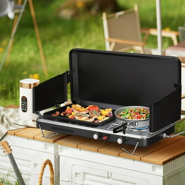 Blackstone Adventure Ready 20”x14” 2-Burner Propane Camping Griddle ...