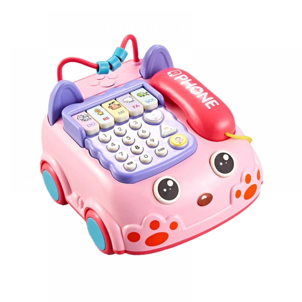 Pointerteck Toddler Telephone Developmental Toys For 1 2 3 Year Old Boy Girl Gifts Toy Baby Telephone With Music And Lighting Baby Toys Educational Le