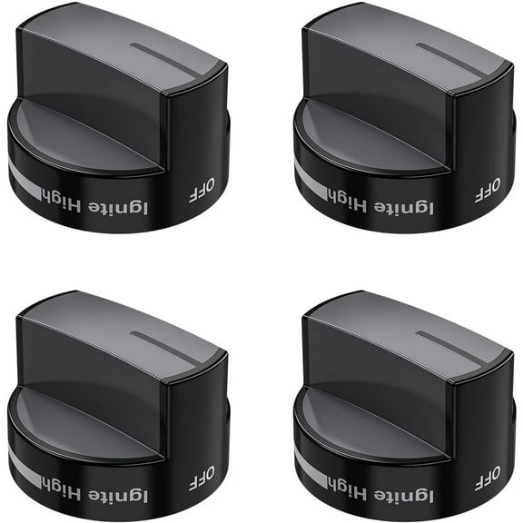 5-Pack Samsung Gas Stove Burner Control Knob Replacement DG64-00473A ...