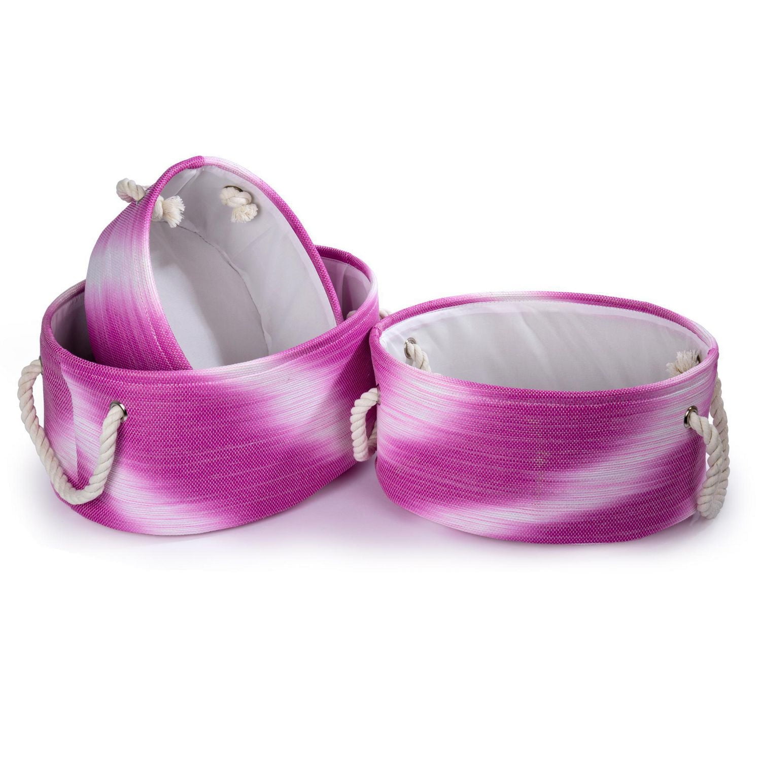 Click here for Truu Design  Ombre Oval Storage Baskets  Set Of 3 prices