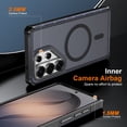 Dteck Magnetic Case for Samsung Galaxy S23 Ultra,Shockproof Matte PC ...