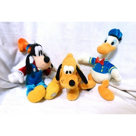 Disney Walt World Exclusive 100 Years of Magic Bean Bag Plush-Set of 3 ...