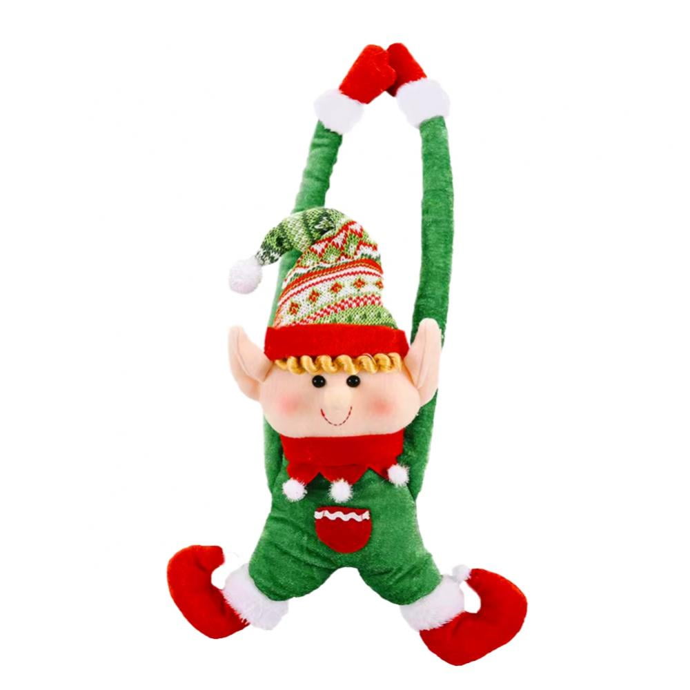 14 Inches Christmas Hanging Elves Doll Ornaments for Holiday Door ...